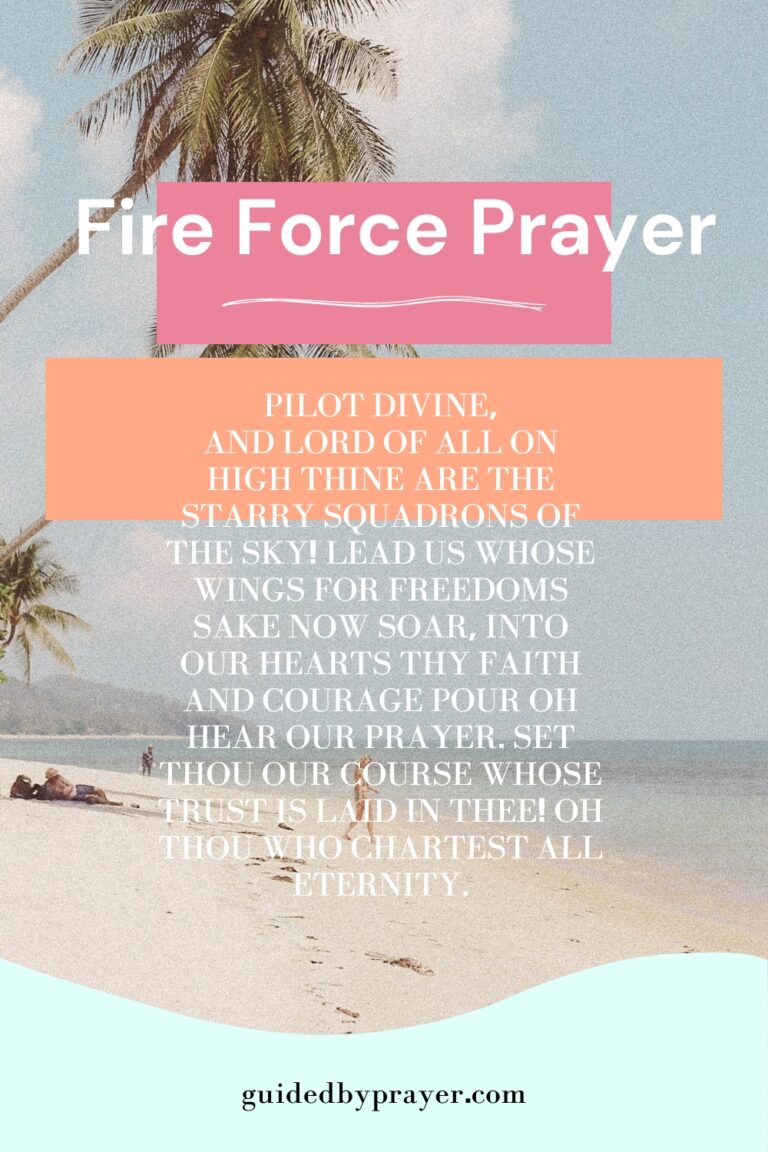 Fire Force Prayer - Guided by Prayer