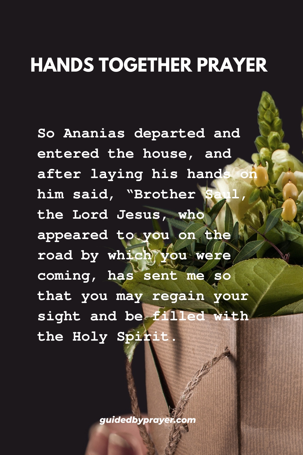 Hands Together Prayer - Guided by Prayer