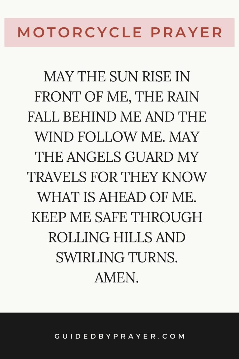 Motorcycle Prayer - Guided by Prayer
