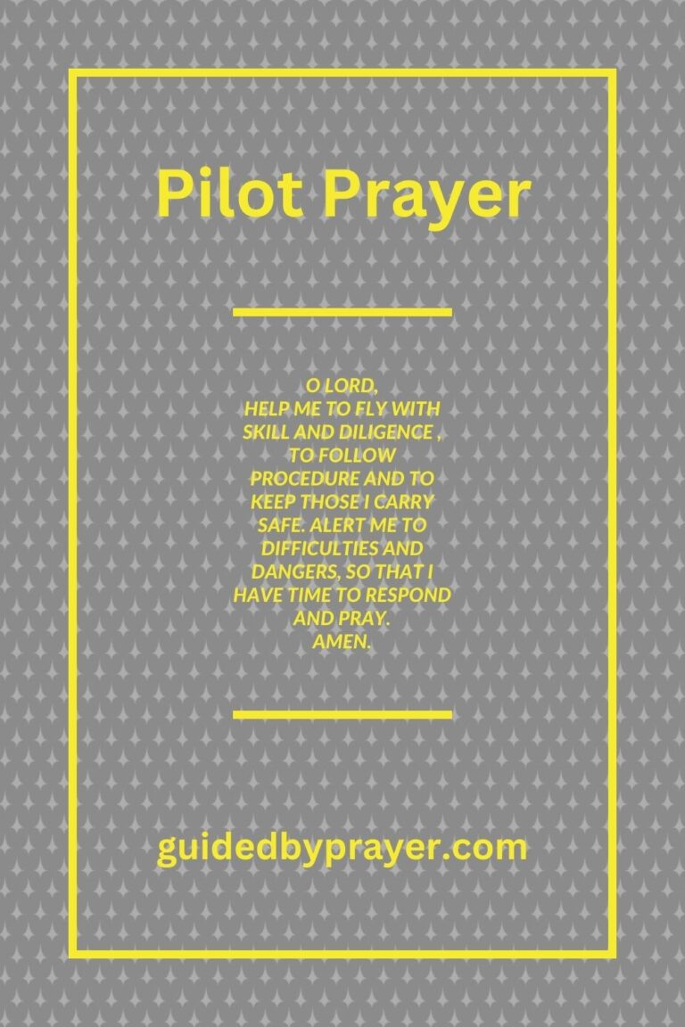 Pilot Prayer - Guided by Prayer