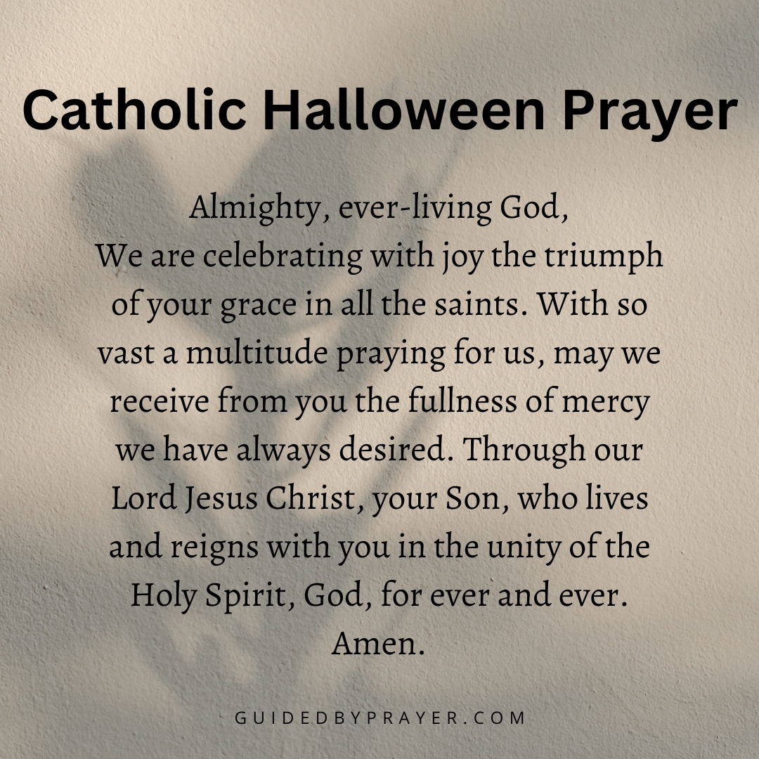 Catholic Halloween Prayer - Guided by Prayer