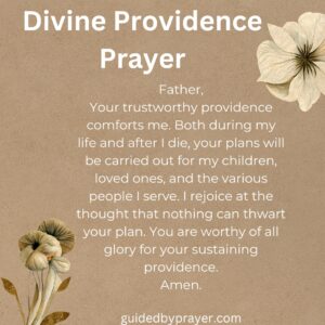 Divine Providence Prayer - Guided by Prayer