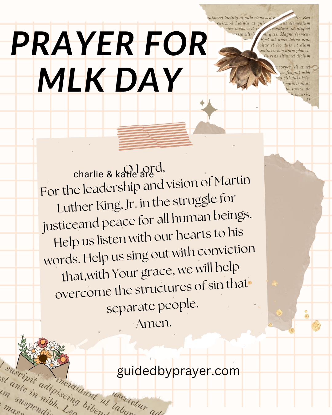 Prayer For MLK Day - Guided by Prayer
