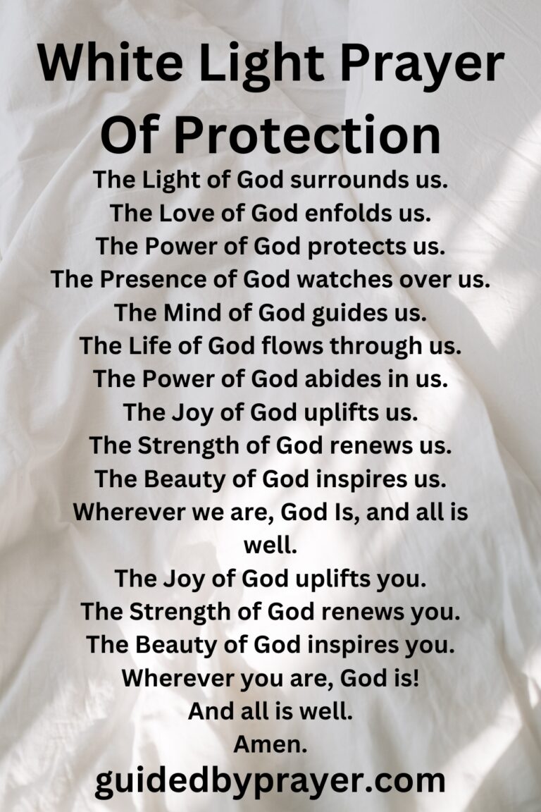 White Light Prayer Of Protection - Guided by Prayer
