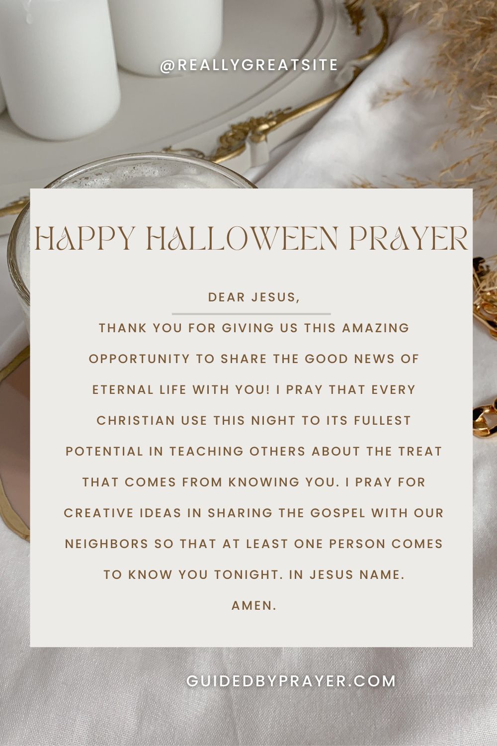 Happy Halloween Prayer - Guided by Prayer
